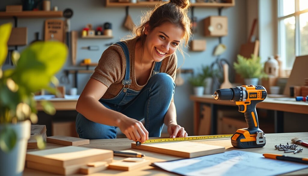 Projet DIY débutant : guide réussite premier bricolage